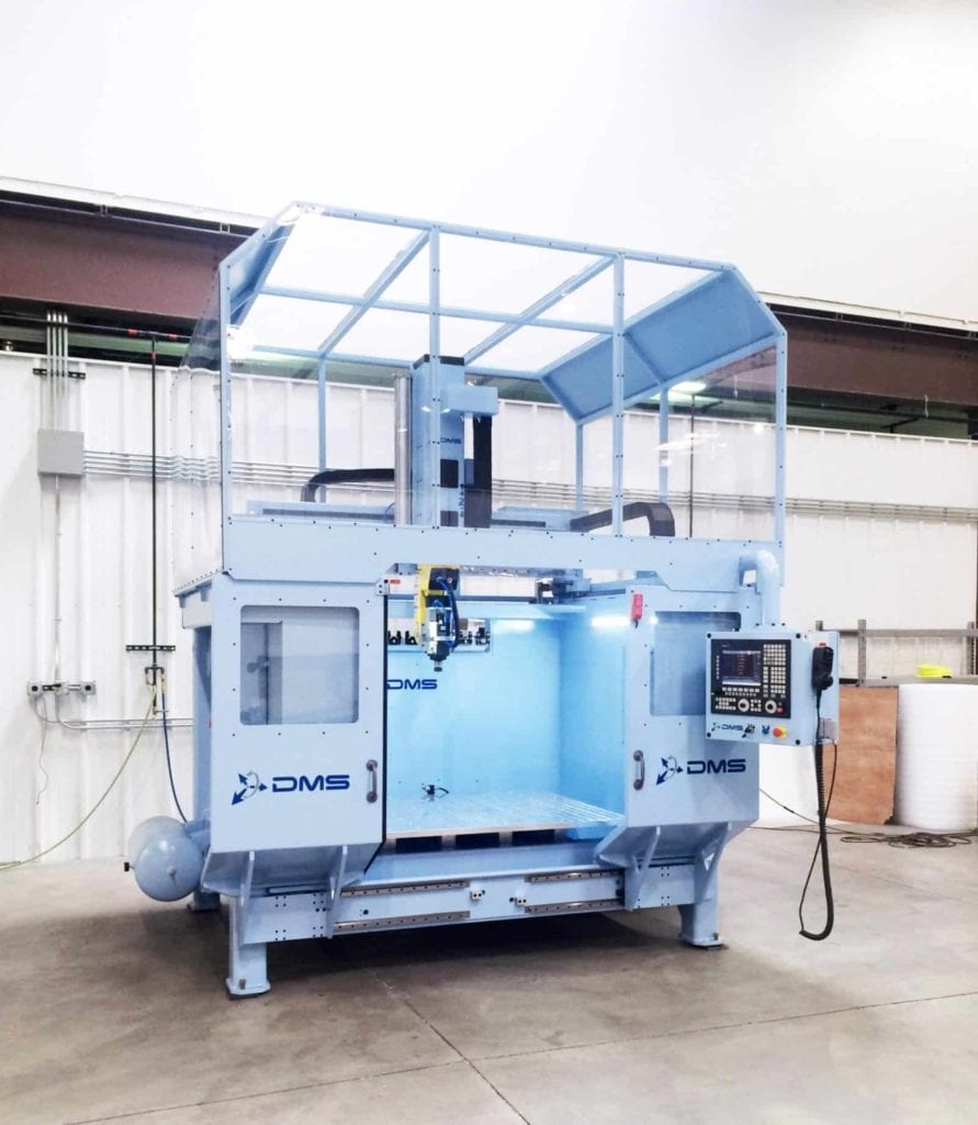 DMS CNC Routers DMS 5-Axis Overhead Gantry CNC Router for Composites ...